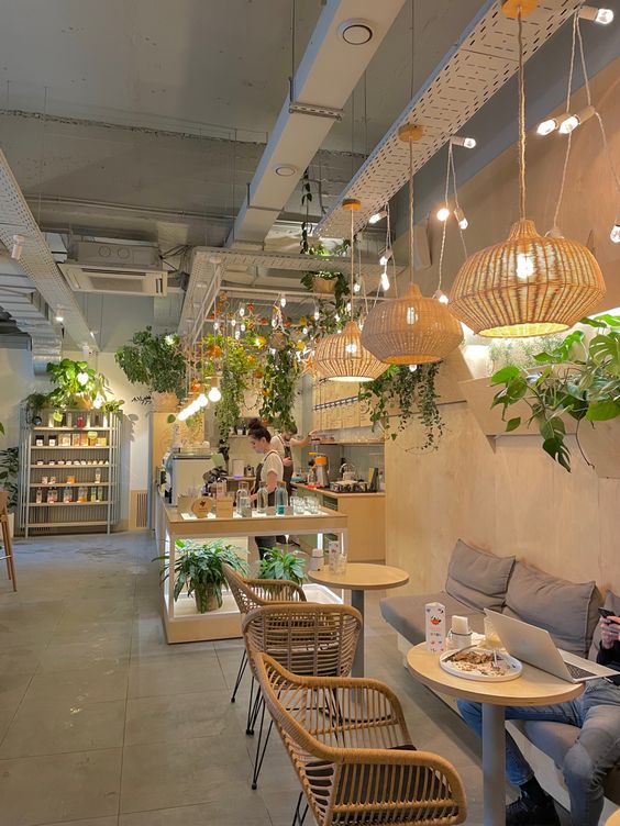 5 Recommended Interior Design Ideas for Trendy Cafes - Flamingo Rotan